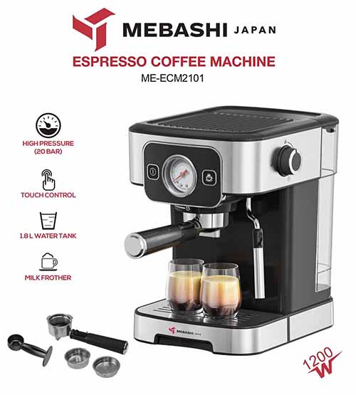 اسپرسوساز مباشی مدل ECM2101 - فروشگاه اینترنتی خانه آرسیس